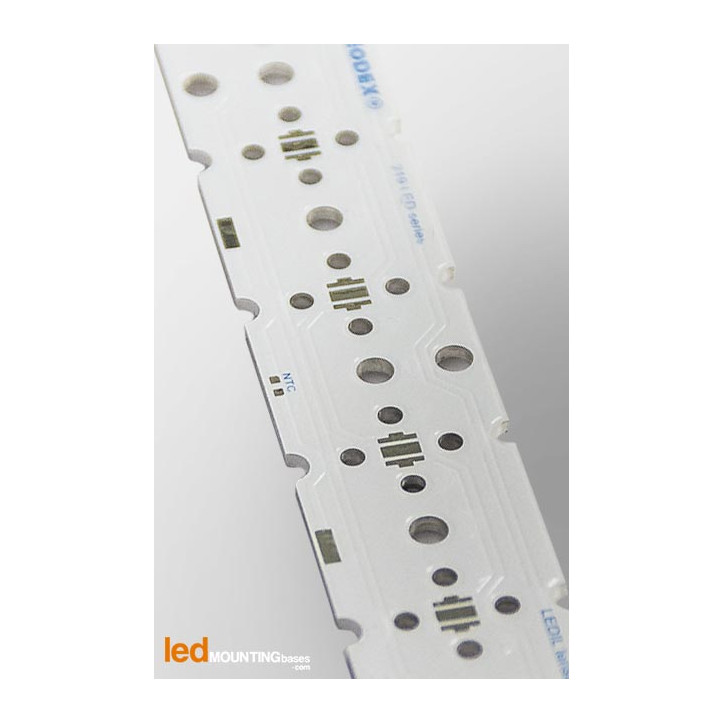 Strip PCB for 6 LED Nichia N219 / Ledil LED lens compatible | Led M...